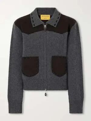 Guest In Residence Saddle Up! Wool And Cashmere-blend Jacket - Gray