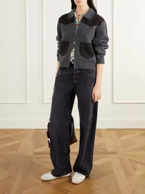 Guest In Residence Saddle Up! Wool And Cashmere-blend Jacket - Gray