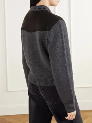 Guest In Residence Saddle Up! Wool And Cashmere-blend Jacket - Gray