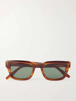 Barton Perreira Butzi Havana D-frame Acetate Sunglasses - Tortoiseshell