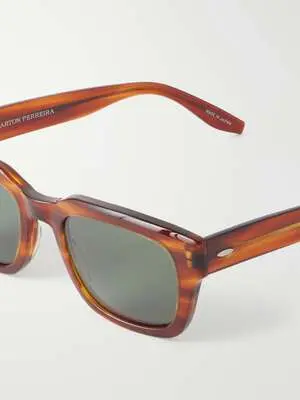 Barton Perreira Butzi Havana D-frame Acetate Sunglasses