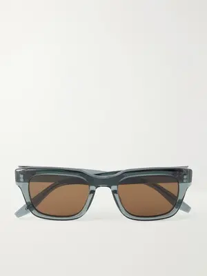 Barton Perreira Butzi D-frame Acetate Sunglasses - Blue