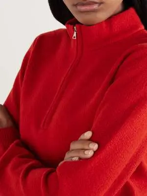 Auralee Wool Half-zip Sweater
