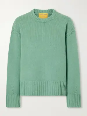 Guest In Residence Cozy Cashmere Sweater - Green