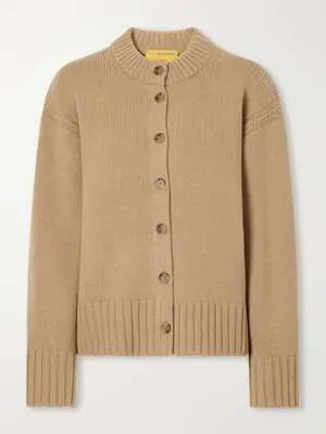 Guest In Residence Cozy Cashmere Cardigan - Camel