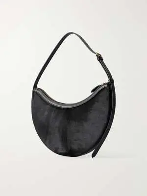 Alaïa Demi Lune Calf-hair Shoulder Bag