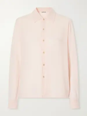 Auralee Cashmere Cardigan - Pink