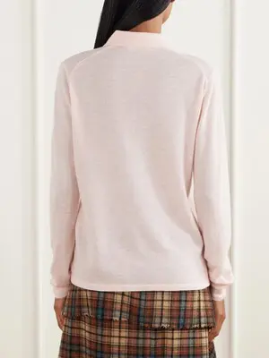 Auralee Cashmere Cardigan - Pink