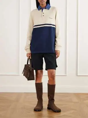 JW Anderson Twisted Patch Pocket Cotton-twill Shorts