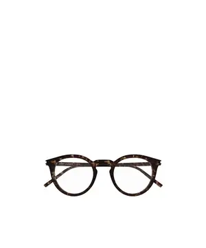 Saint Laurent Oval Frame Glasses - Black