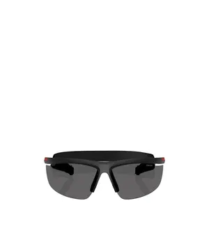 Prada Rectangular Frame Sunglasses - Black