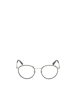Moncler Round Frame Glasses - White