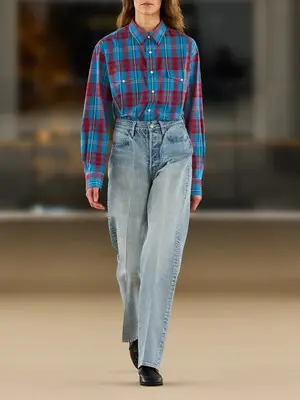 Auralee Checked Cotton And Silk-blend Shirt
