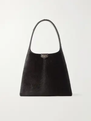 Alaïa Mini Calf Hair Shoulder Bag - Brown