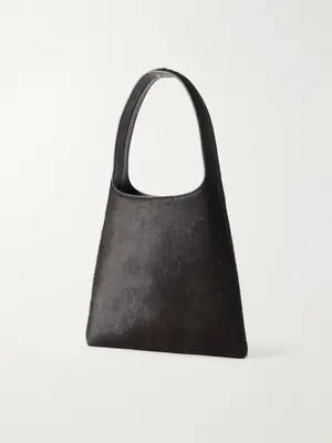Alaïa Mini Calf Hair Shoulder Bag - Brown