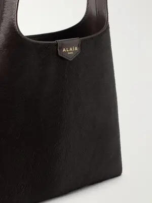 Alaïa Mini Calf Hair Shoulder Bag - Brown