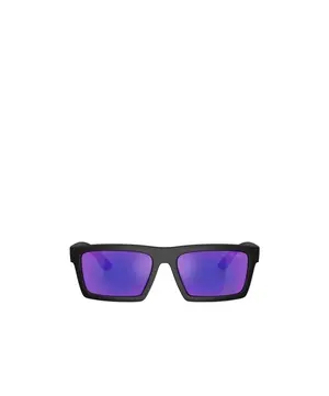 Prada Rectangular Frame Sunglasses - Black