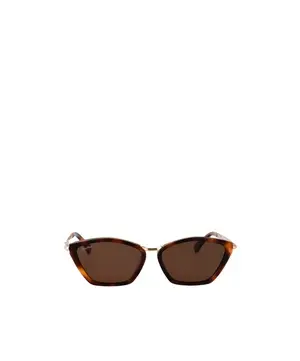 Max Mara Cat-eye Frame Sunglasses - Brown