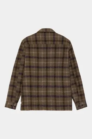 LES DEUX Caribou Check-pattern Button-up Jacket