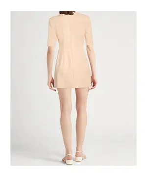 Sportmax Short Sleeve Crew Neck Dress