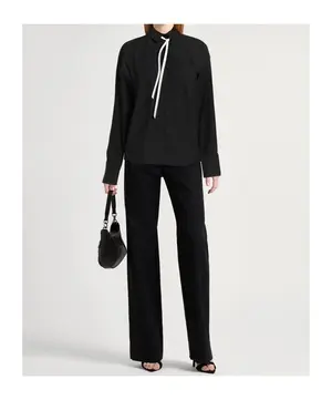Sportmax Lace-up Long-sleeved Shirt
