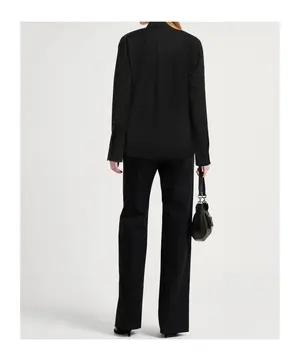 Sportmax Lace-up Long-sleeved Shirt