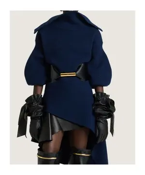 Givenchy Slashed Mini Dress In Wool And Cashmere