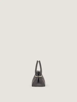 Givenchy Mini Pinch Suede Tote Bag - Dark Gray