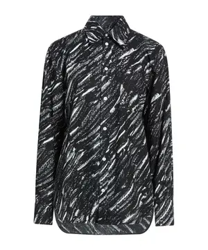 Marni Minimalist Two-tone Shirt - Black