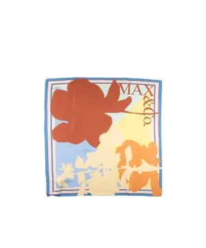 Max & Co. Floral Printed Square Scarf - Multicolor