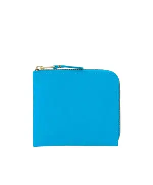 Comme Des Garçons Zipper Wallet - Blue