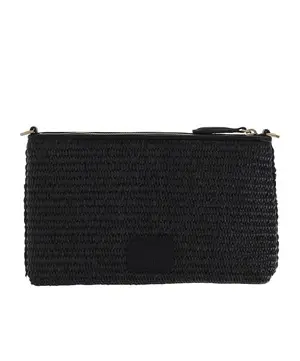 Pinko Love Birds Logo Plaque Clutch Bag