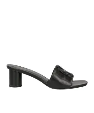 Tory Burch Minimalist High-heel Slide Sandals - Black