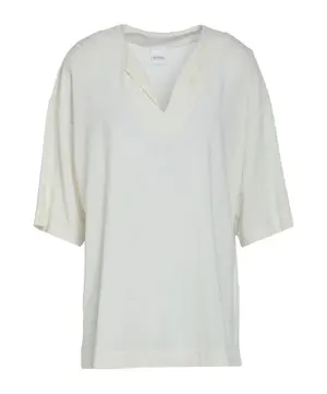 Max Mara Solid Color Short-sleeved T-shirt - White