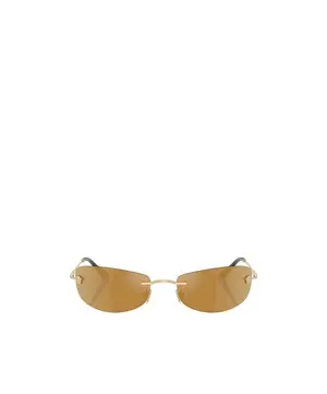 Versace Rectangle-frame Sunglasses - Brown