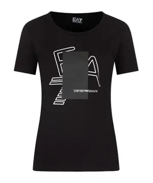EA7 Crew-neck T-shirt - Black