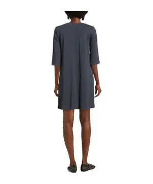 Max Mara Solid Flared Dress