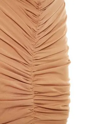 Giuseppe Di Morabito Crepe De Chine Cut Out Mini Dress