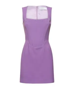 Giuseppe Di Morabito Cady Envers Satin Mini Dress - Purple
