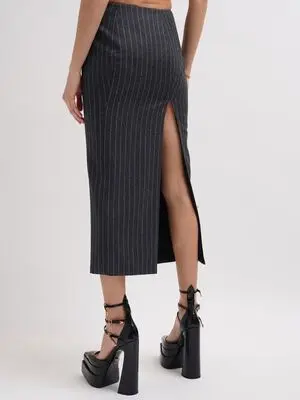 Versace Striped Skirt