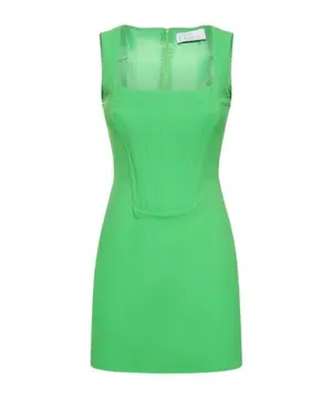 Giuseppe Di Morabito Cady Envers Satin Mini Dress - Green