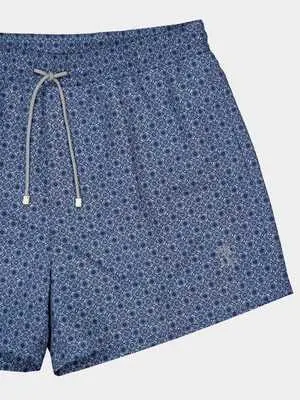 Brunello Cucinelli Graphic-print Swim Shorts