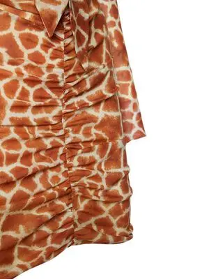 Giuseppe Di Morabito Printed Silk Georgette Mini Dress