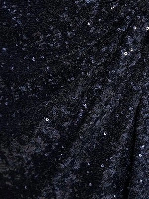 Michael Kors Sequined Jersey Shoulder Dress