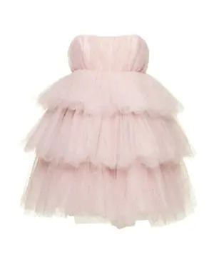 ROTATE BY BIRGER CHRISTENSEN Carosa Tulle Mini Dress