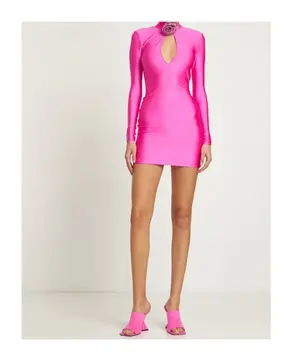 Giuseppe Di Morabito Shiny Stretch Mini Dress