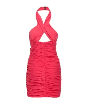 Giuseppe Di Morabito Crepe De Chine Cut Out Mini Dress