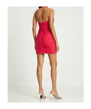 Giuseppe Di Morabito Crepe De Chine Cut Out Mini Dress