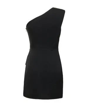 Roland Mouret Asymmetrical Stretch Mini Dress