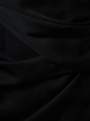Roland Mouret Asymmetrical Stretch Mini Dress
